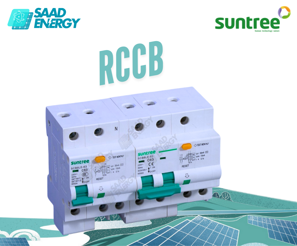 Suntree RCCB (Residual Current Circuit Breaker) 2P / 400V /50Hz – Saad ...