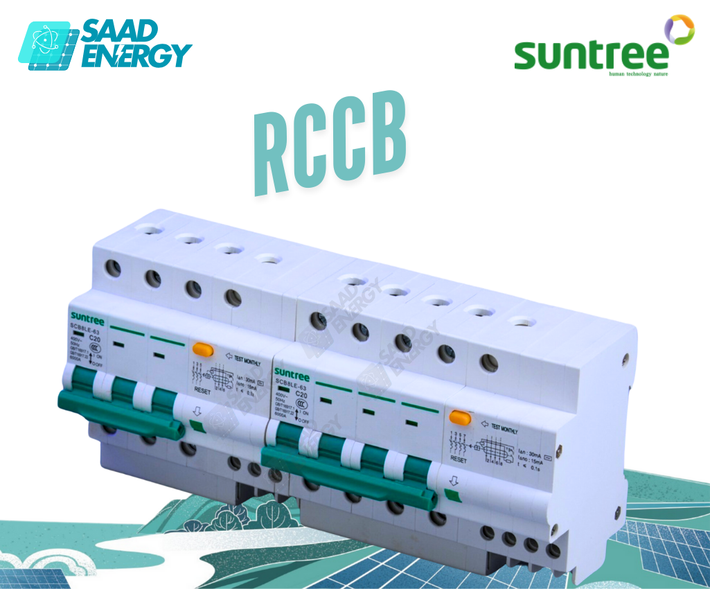 Suntree RCCB (Residual Current Circuit Breaker) 2P / 400V /50Hz – Saad ...