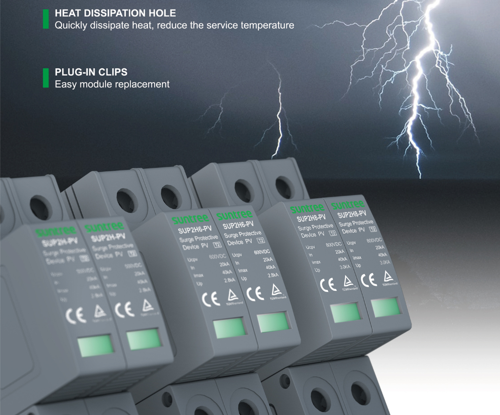 DC SPD (DC Surge Protection Device) Suntree 1000V/1500V 2P/3P – Saad Energy