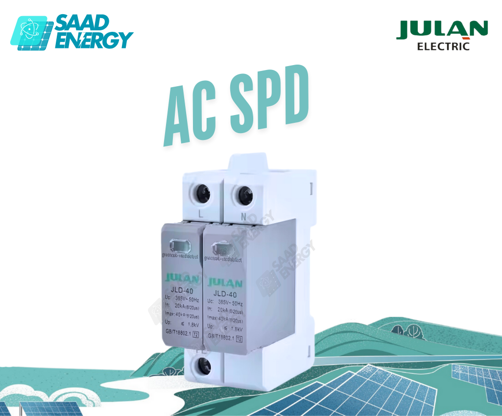 Julan AC SPD (AC Surge Protection Device) SLD-40 230V- 2P – Saad Energy